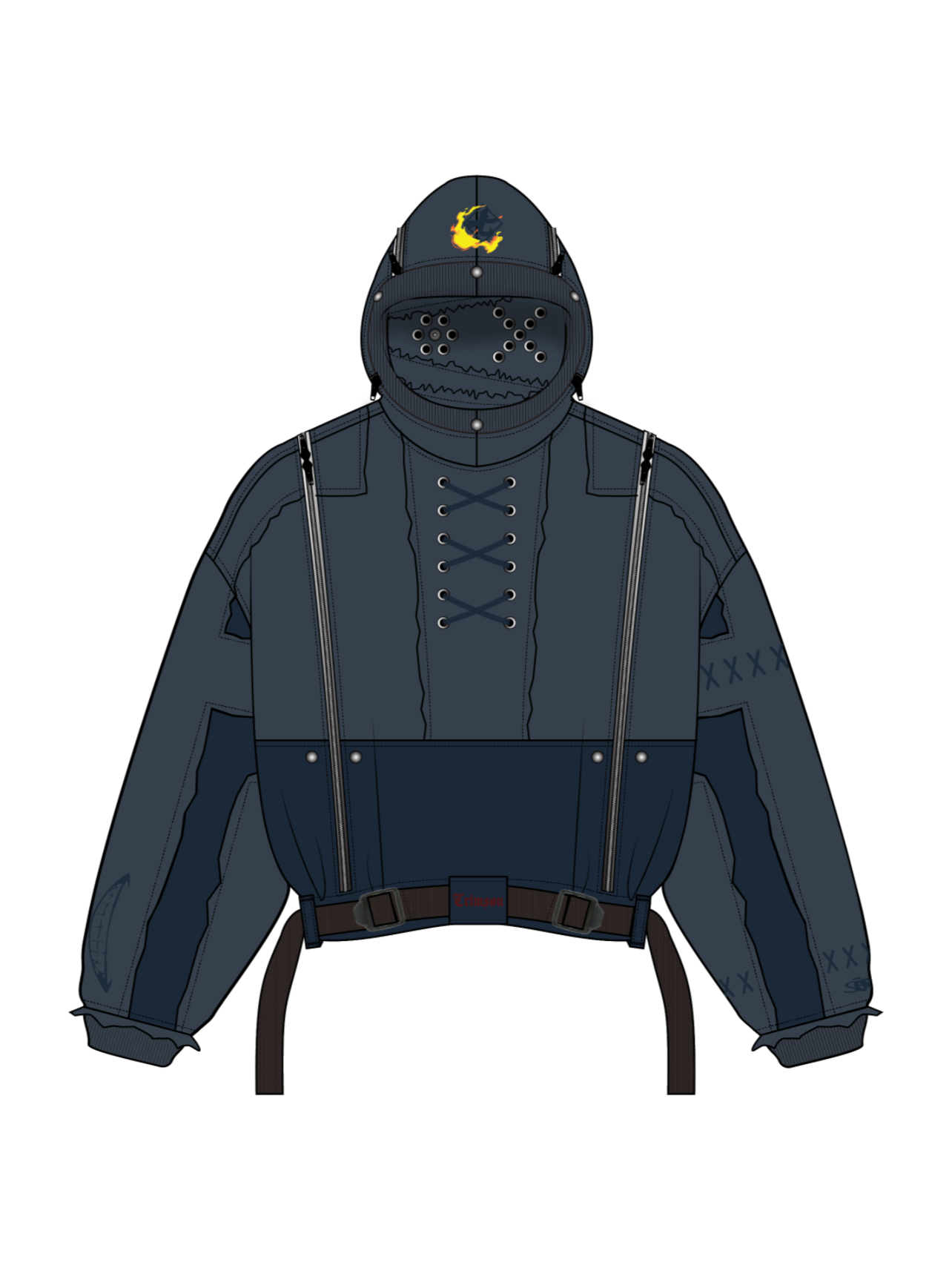 "INFERNO" Hoodie – SORA Clothing
